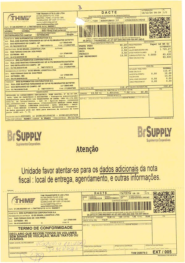 Br Supply - Tracking de Pedidos